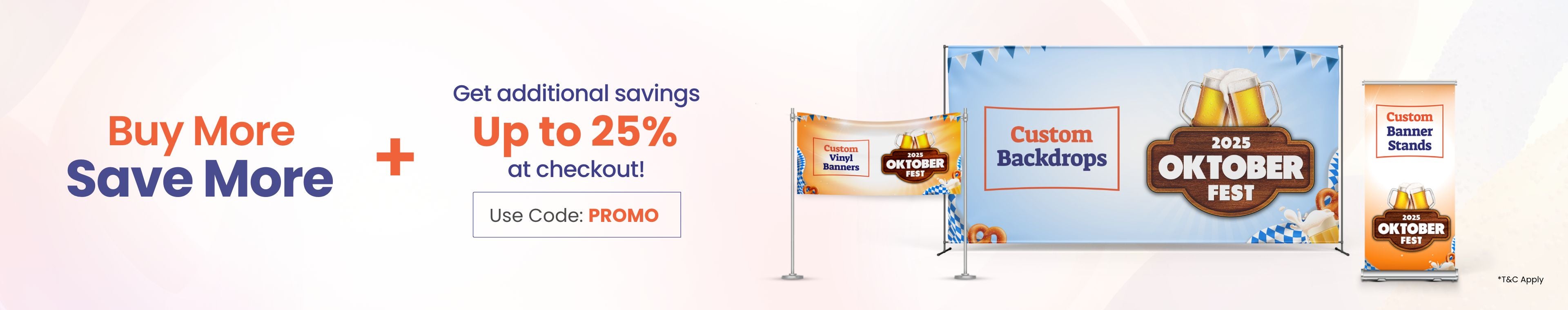 Buy More, Save More | BannerBuzz