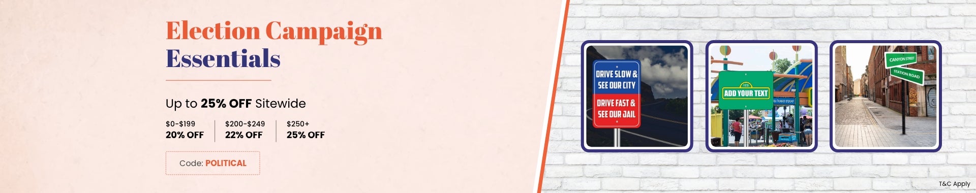 Shop for Durable Reflective Street Signs & Save Up to 30% | BannerBuzz