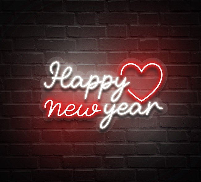 Buy Happy New Year Neon Signs for Festive Vibes - Get 20% off | BannerBuzz