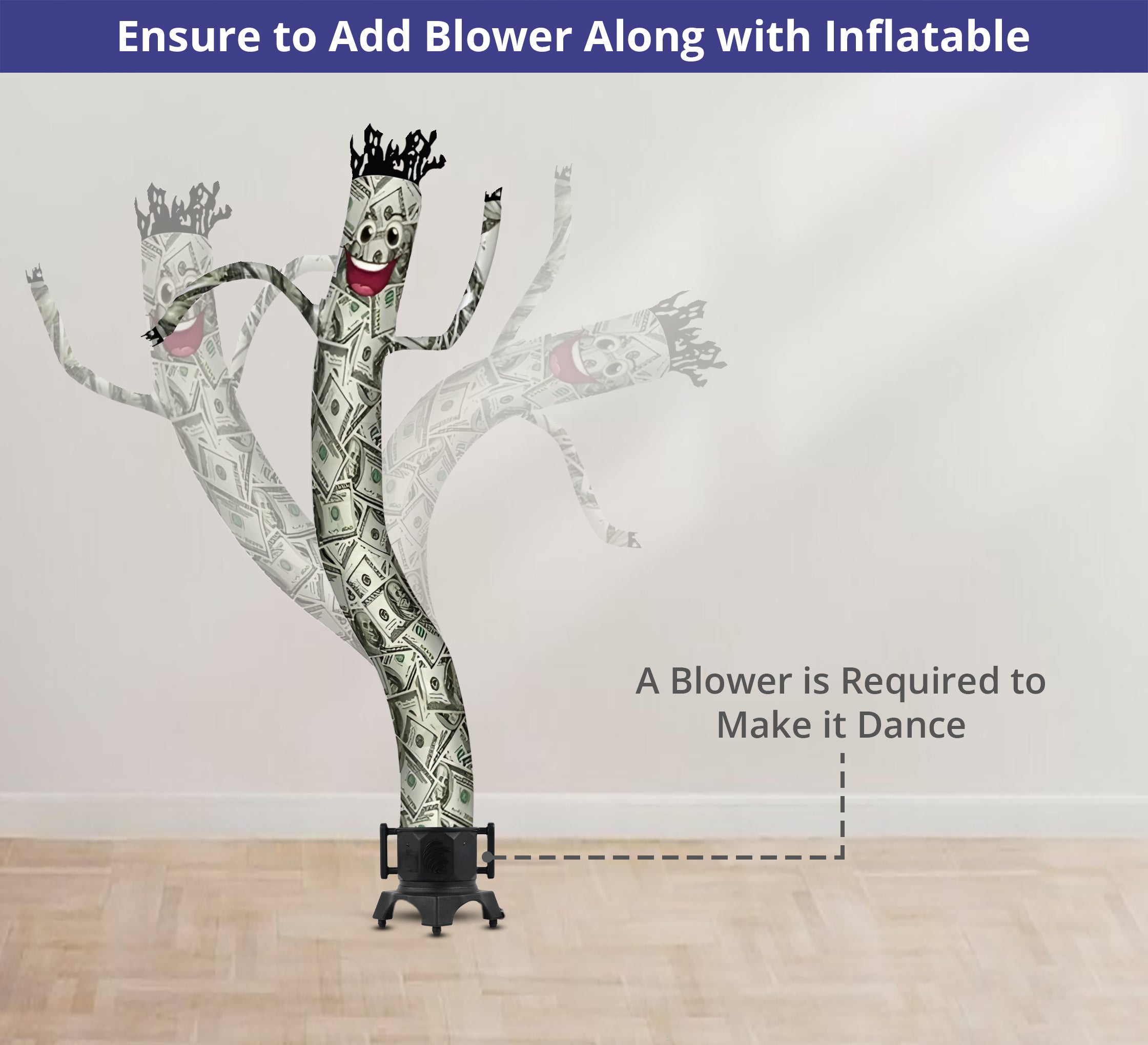 Billionaire Inflatable Tube Man | Air Tube Dancer - BannerBuzz