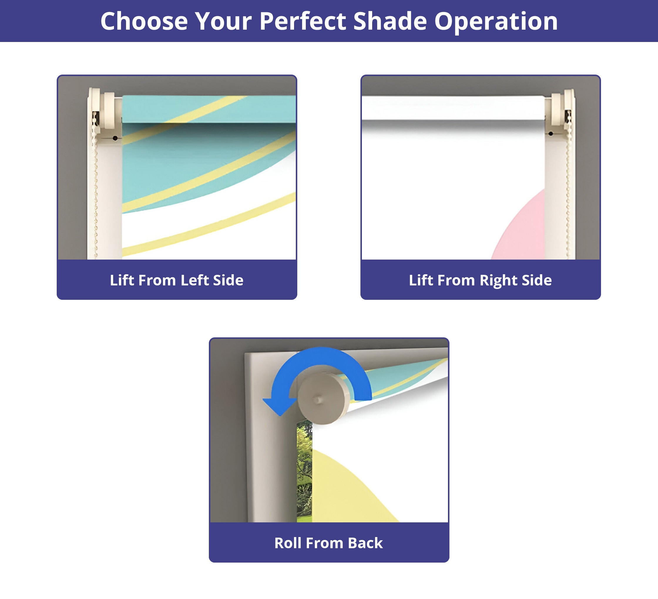 Shop for Custom Graphic Roller Shades - Blackout & Get 20% Off ...