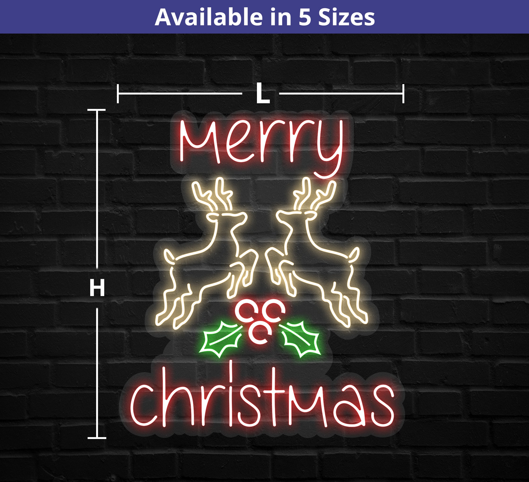 Merry Christmas Sign Light Up