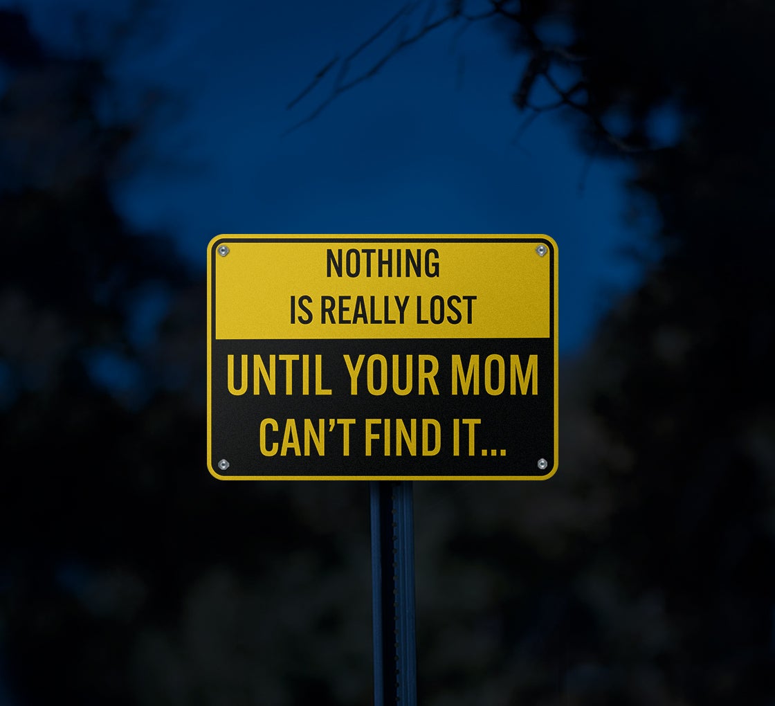 Funny Security Aluminum Sign (Reflective)