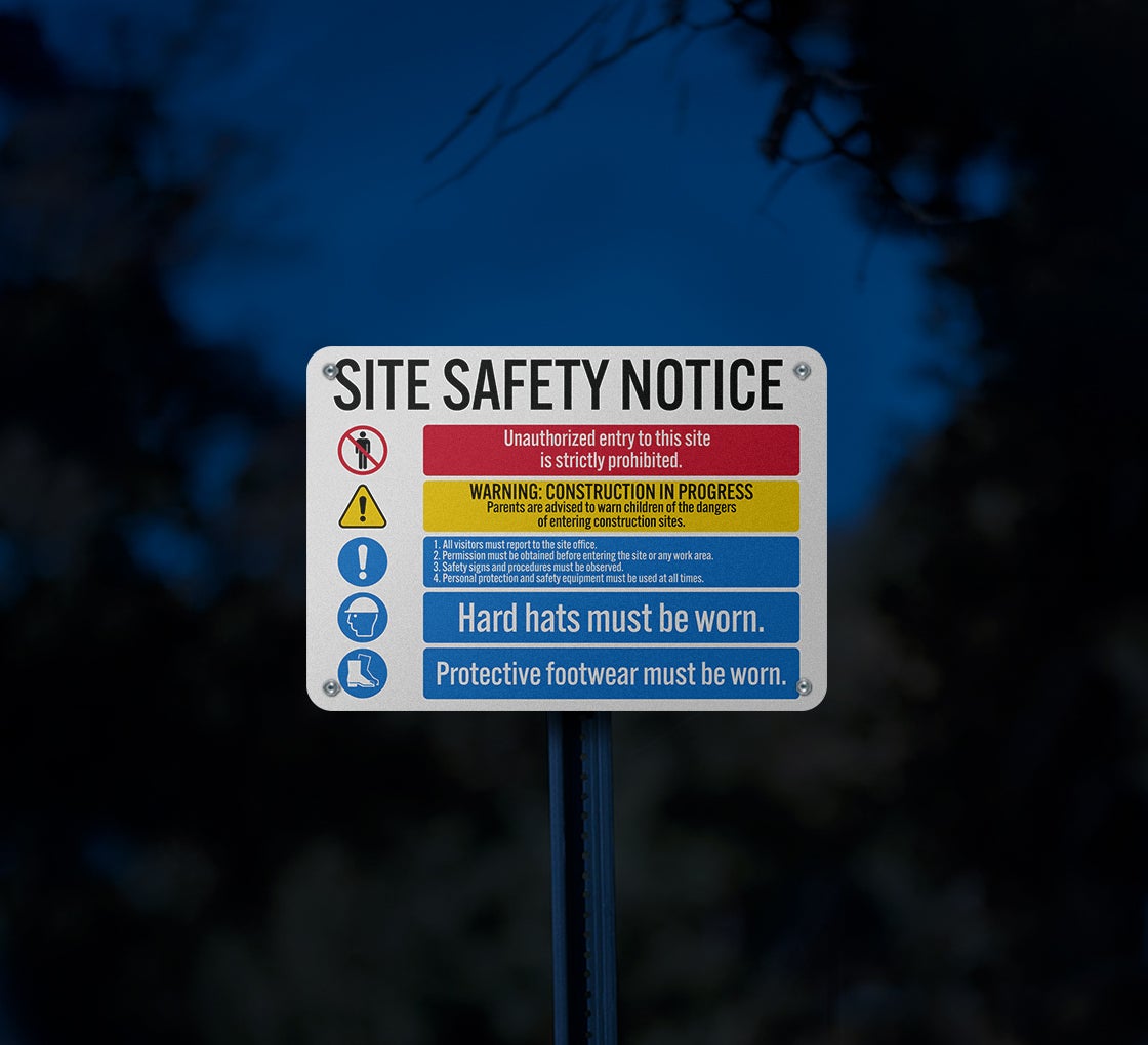Entry Prohibited Safety Sign