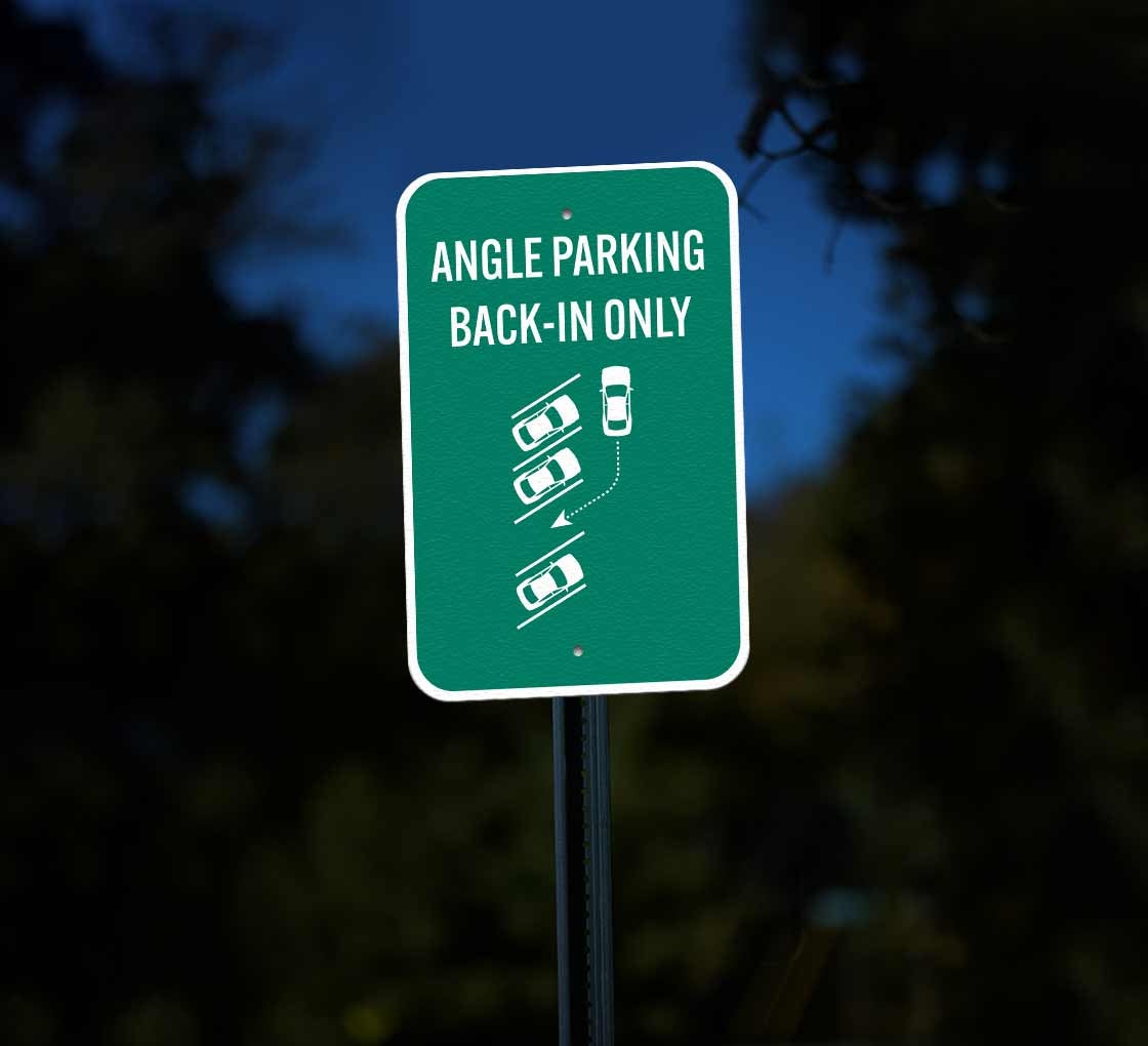 angle parking only