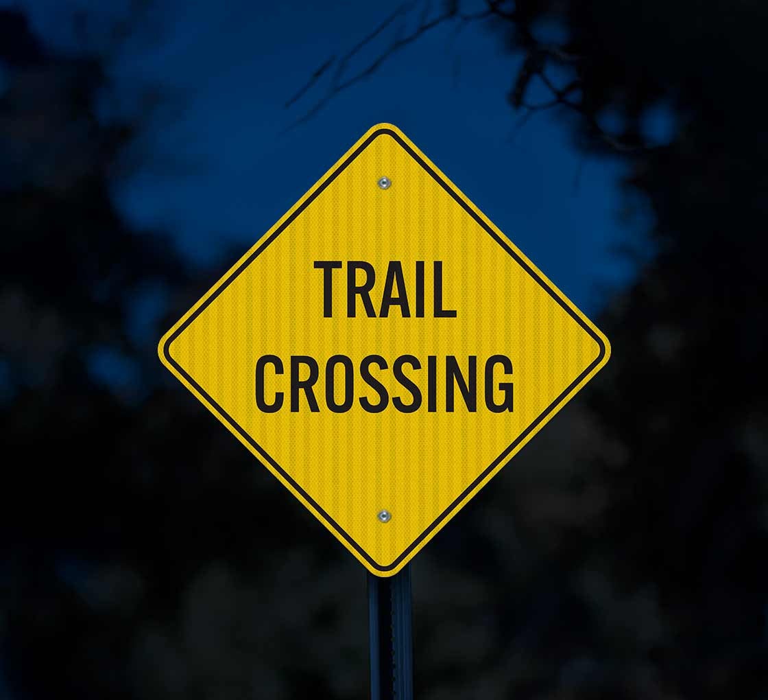 Shop for Trail Crossing Sign | BannerBuzz
