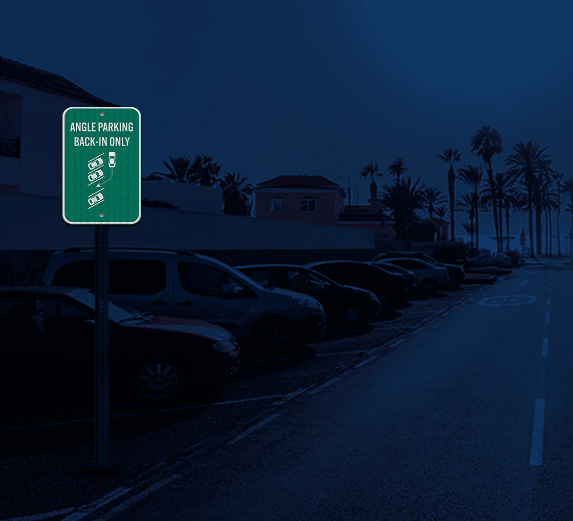 angle parking only