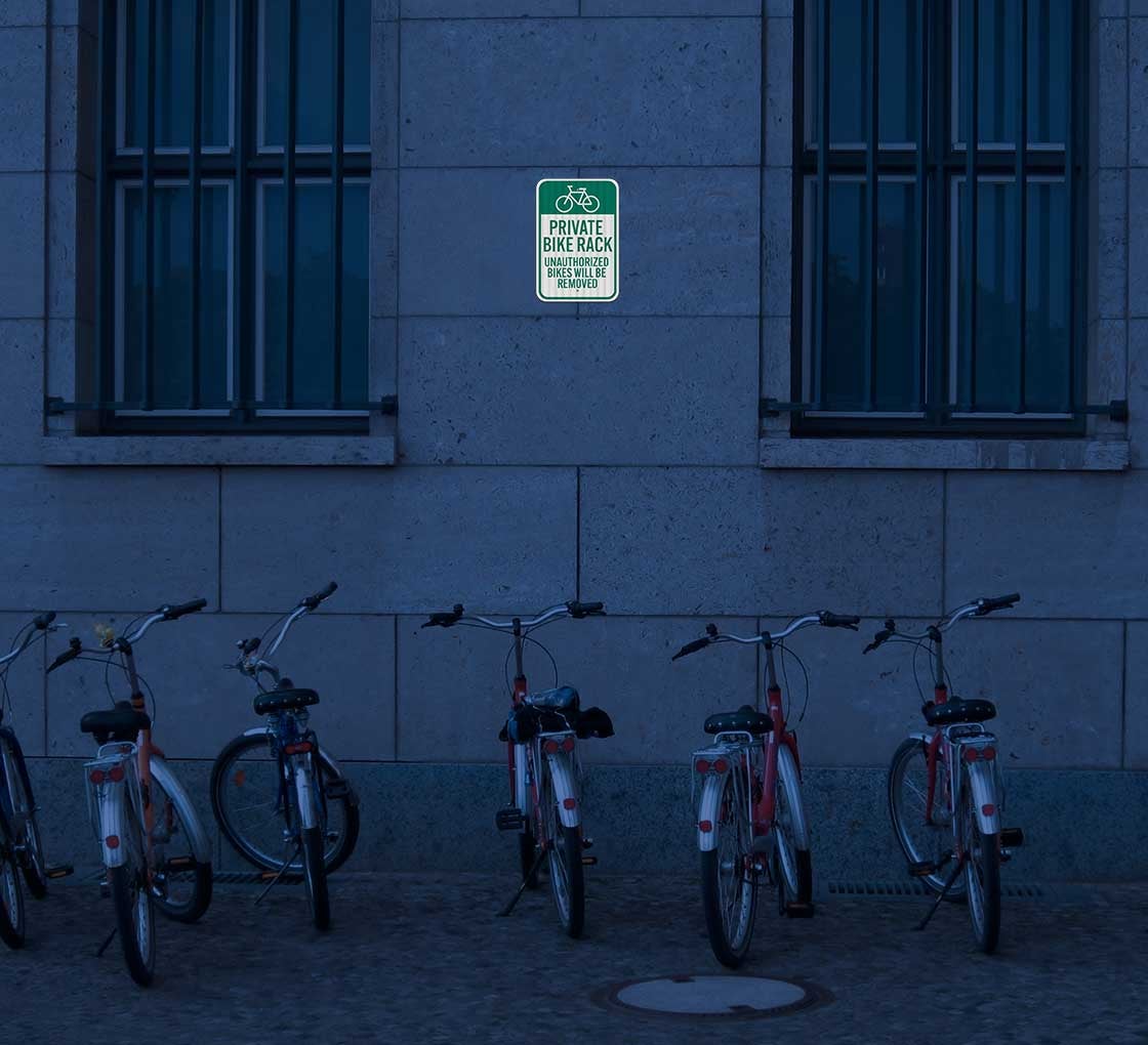 Shop Bike Rack Signs | BannerBuzz