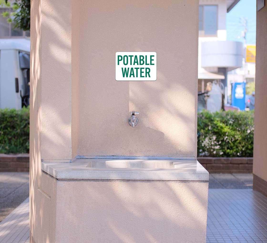 Shop for Potable Water Decal (Non Reflective) | BannerBuzz