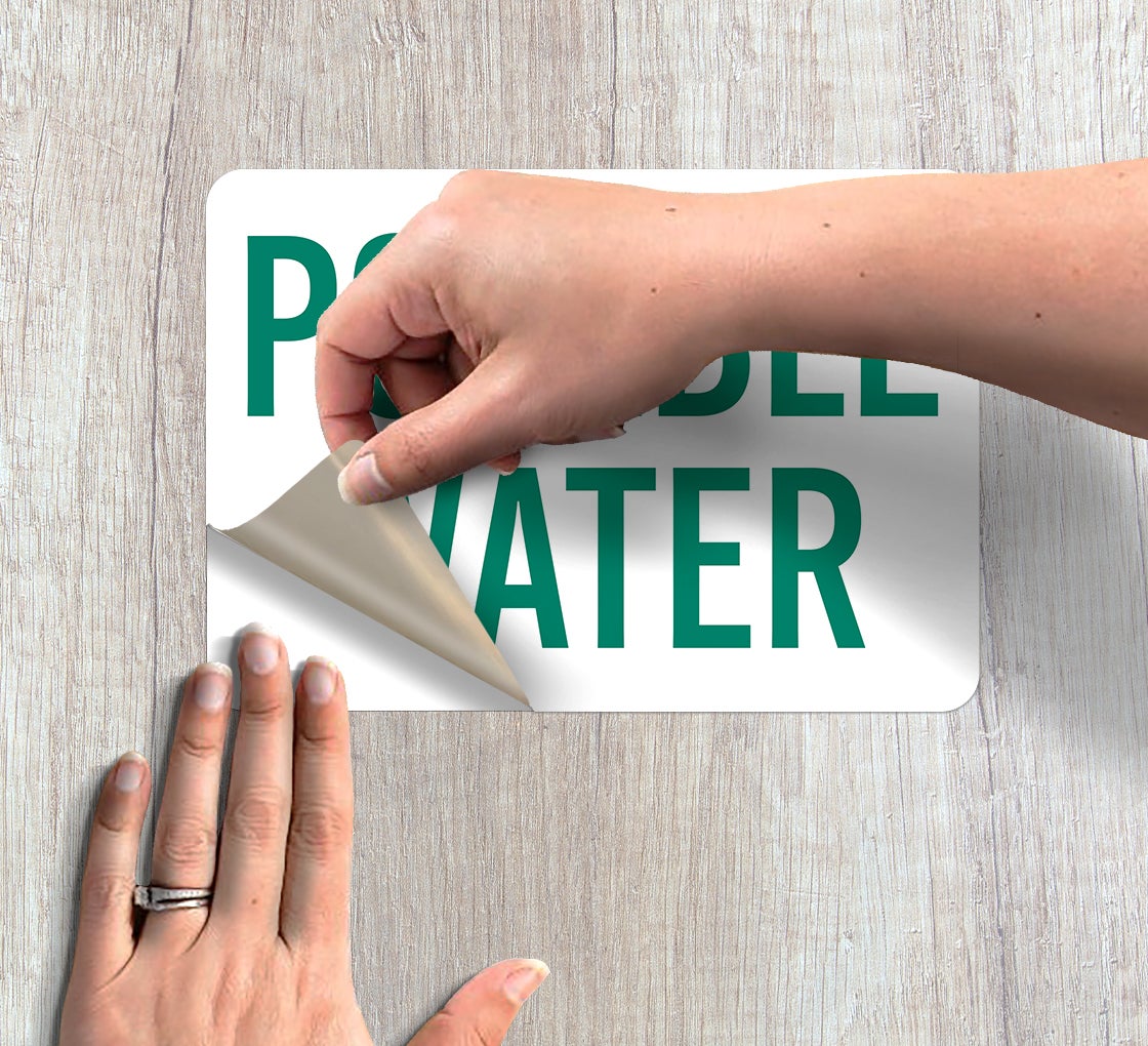 Shop for Potable Water Decal (Non Reflective) | BannerBuzz