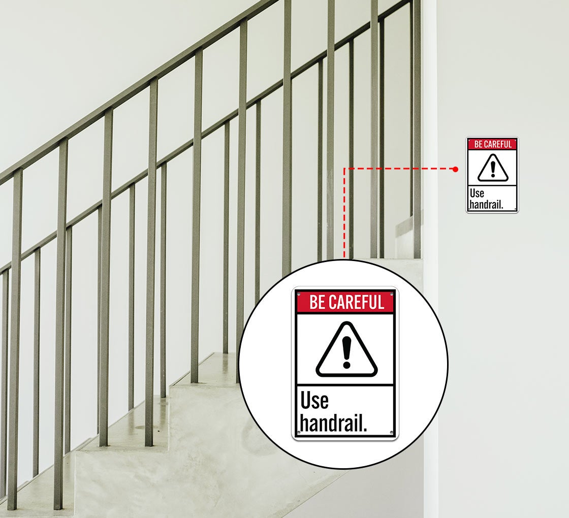 Shop for Use Handrail Sign | BannerBuzz