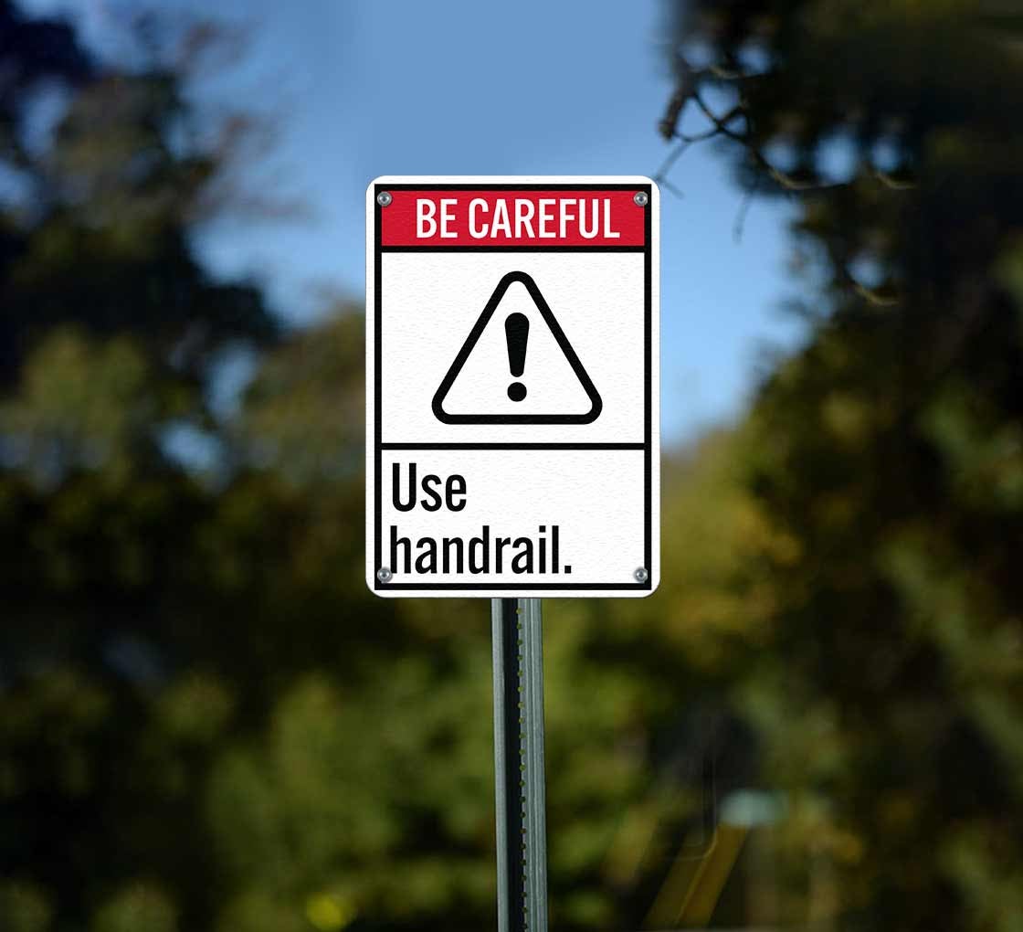Shop for Use Handrail Sign | BannerBuzz