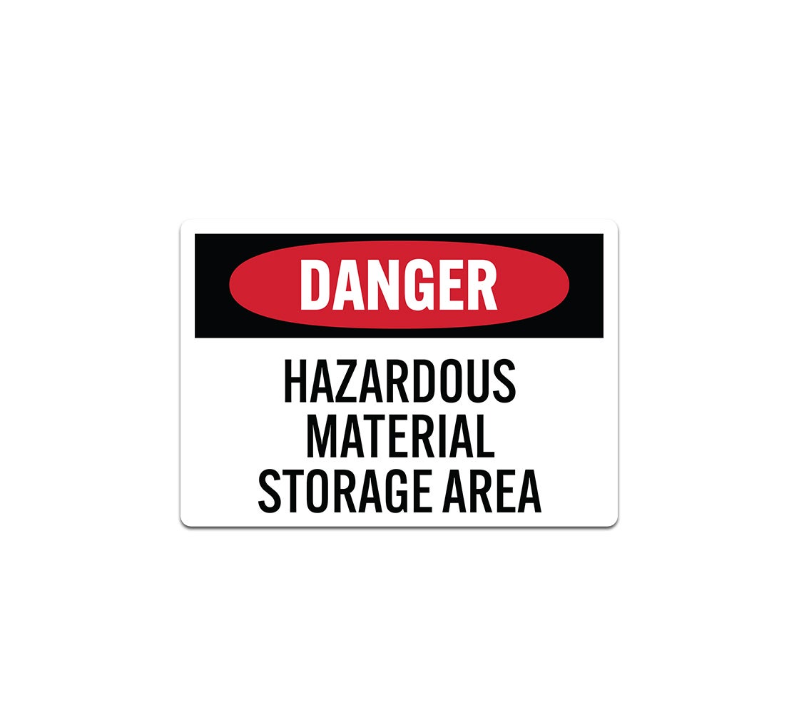 Shop for Hazardous Material Storage Area Sign | BannerBuzz