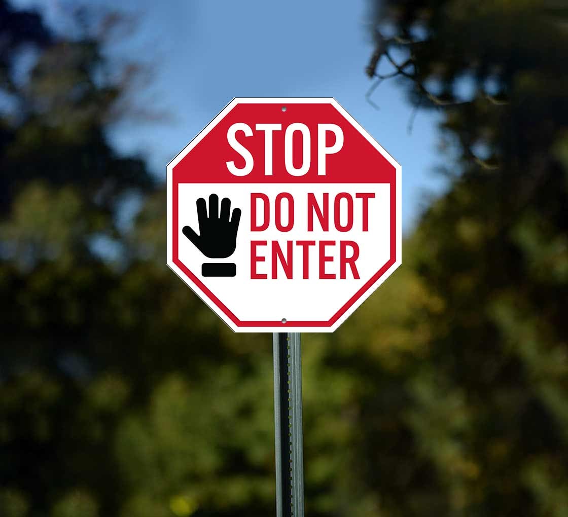 do not enter symbol