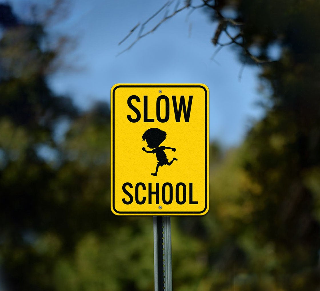 slow school zone