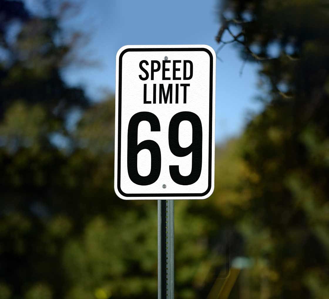 speed limit sign