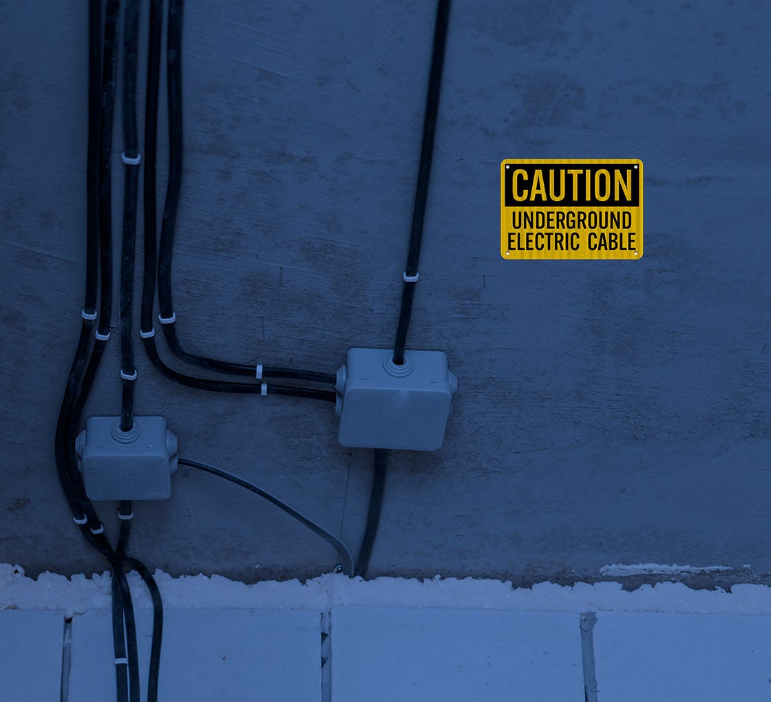 Shop for Underground Electric Cable Sign | BannerBuzz