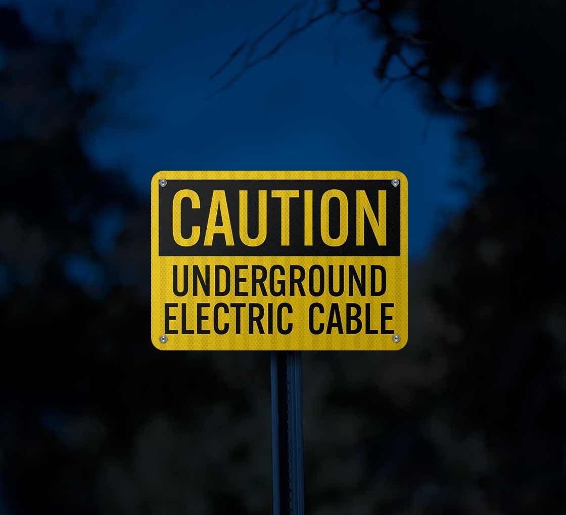 Shop for Underground Electric Cable Sign | BannerBuzz