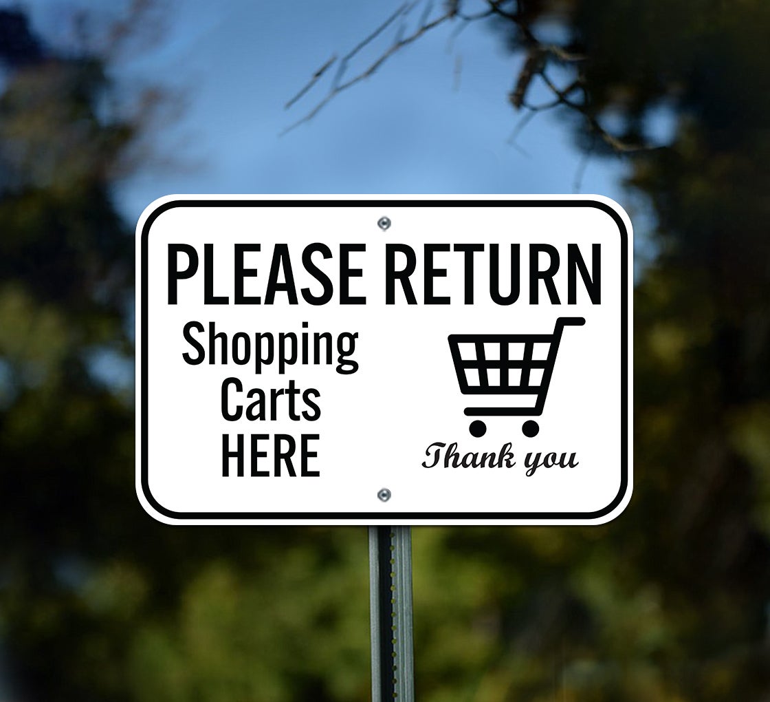 please return sign