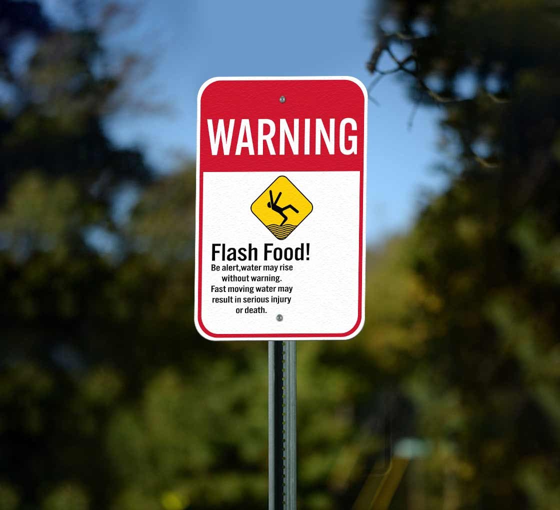 Flash Flood Signs