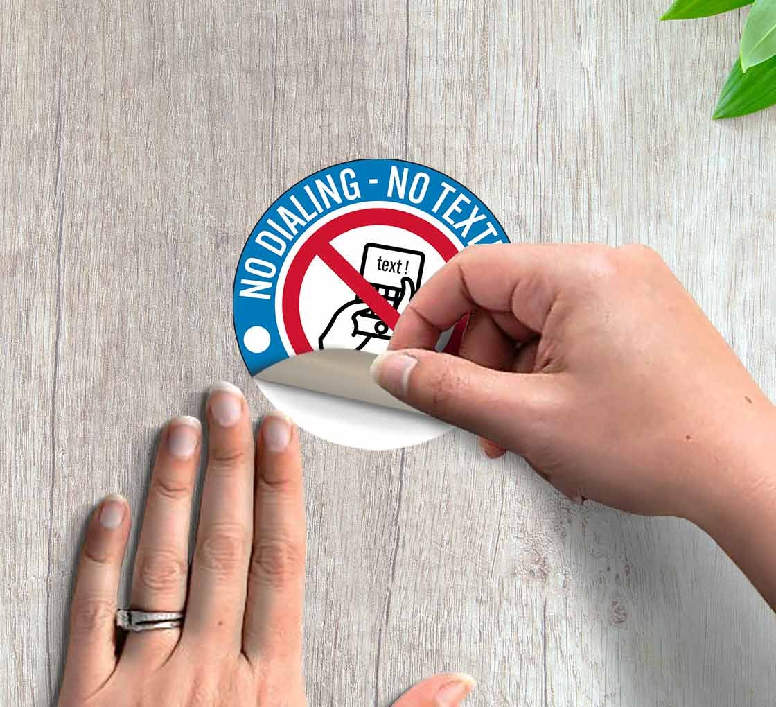 no texting while driving