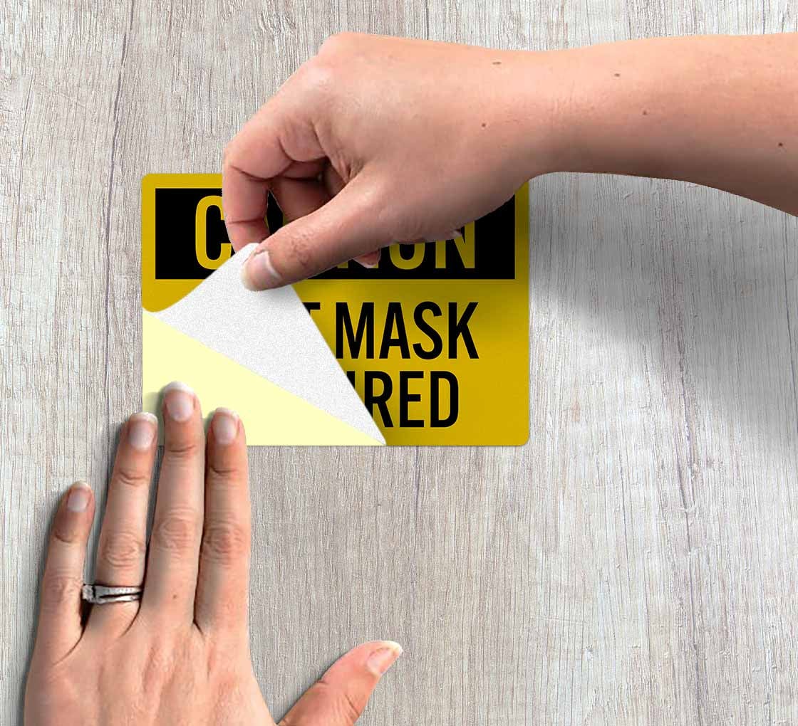 OSHA Dust Mask Required Decal (Reflective)