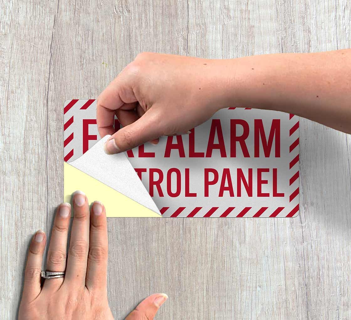 Fire Alarm Control Panel FACP Decal (Reflective)