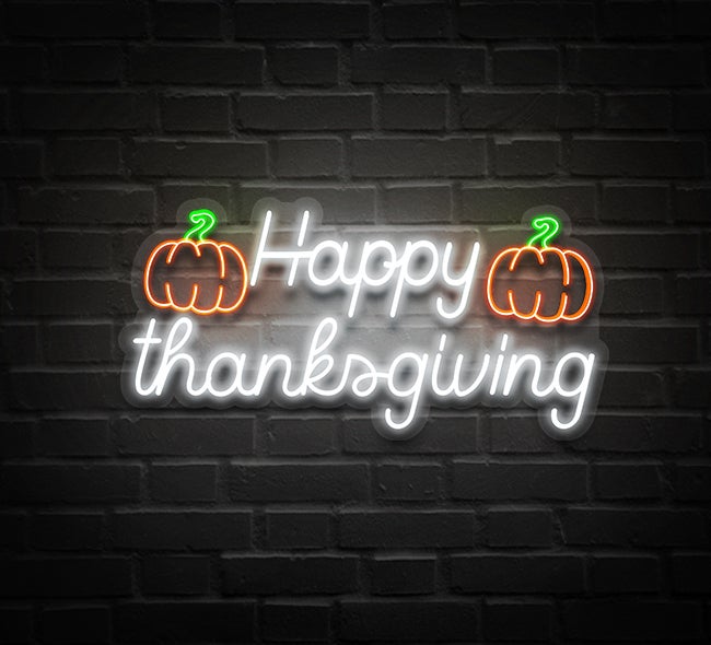 Buy Thanksgiving Neon signs at Lowest Price | BannerBuzz
