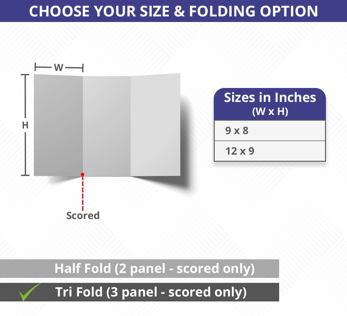 leaflet standard size