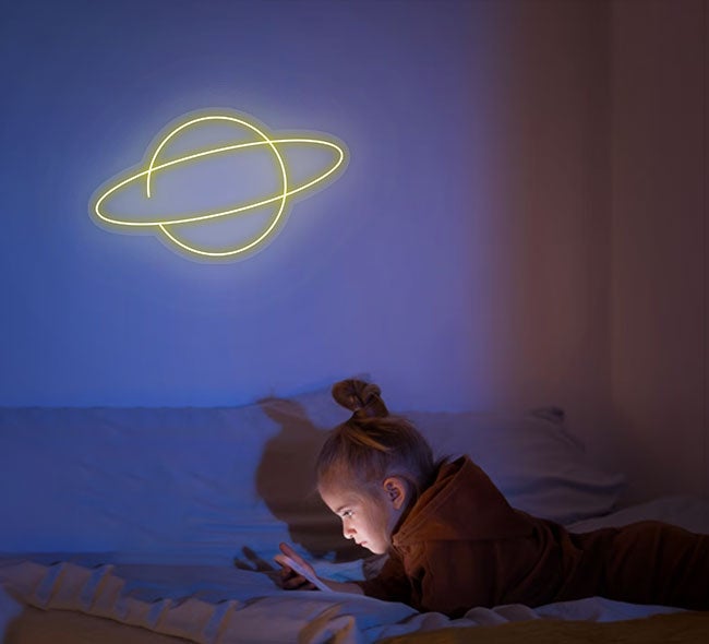 Planet Neon Sign Online| Fast Delivery - Bannerbuzz.com