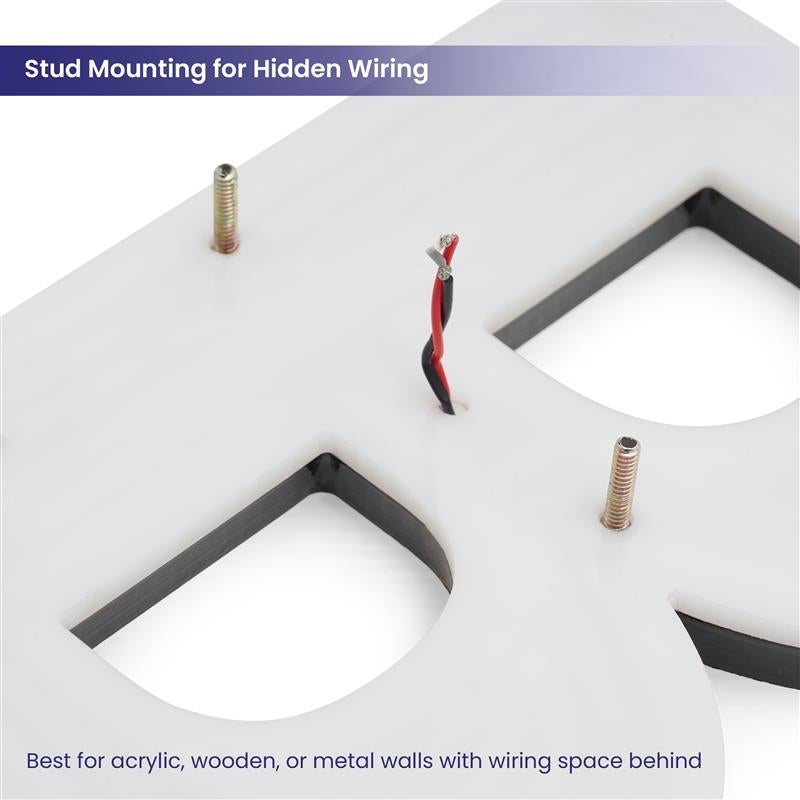 Halo Lit Acrylic Letters | BannerBuzz