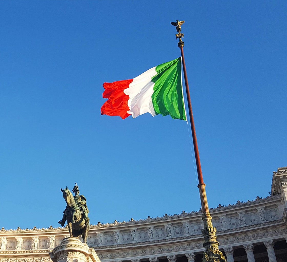 Italy Government Flag