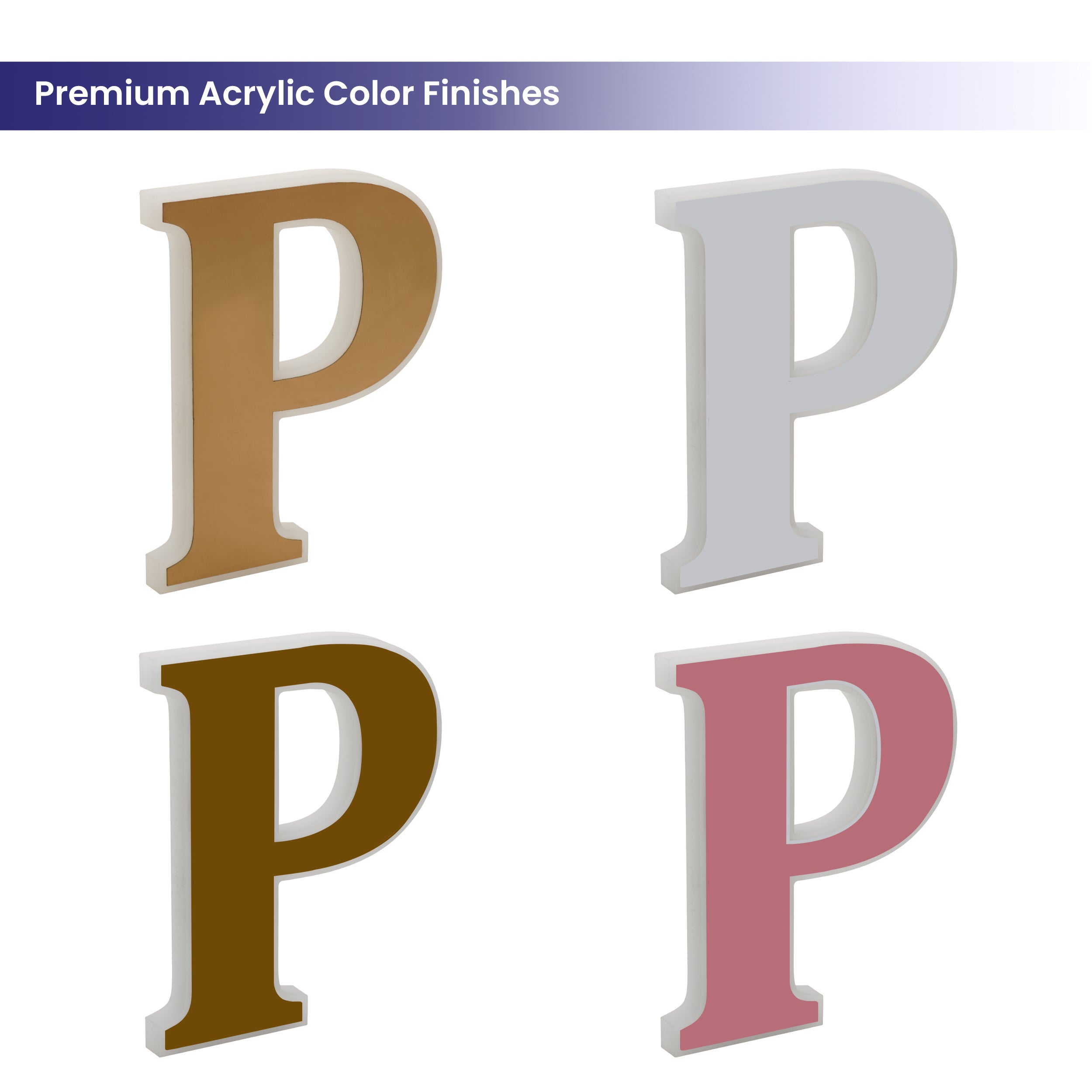 Halo Lit Acrylic Letters | BannerBuzz