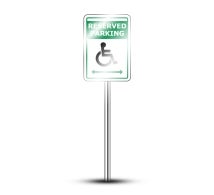 Shop Custom Reflective Parking Signs | BannerBuzz