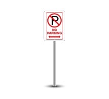 Shop Custom Reflective Parking Signs | BannerBuzz
