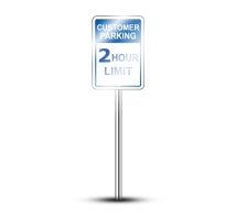 Shop Custom Reflective Parking Signs | BannerBuzz