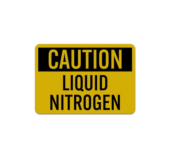 OSHA Liquid Nitrogen Aluminum Sign (Reflective)