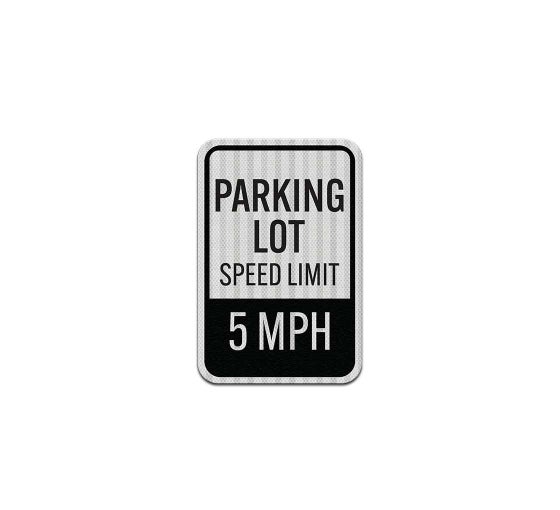 Shop for Speed Limit 5 MPH Aluminum Sign (HIP Reflective) | BannerBuzz