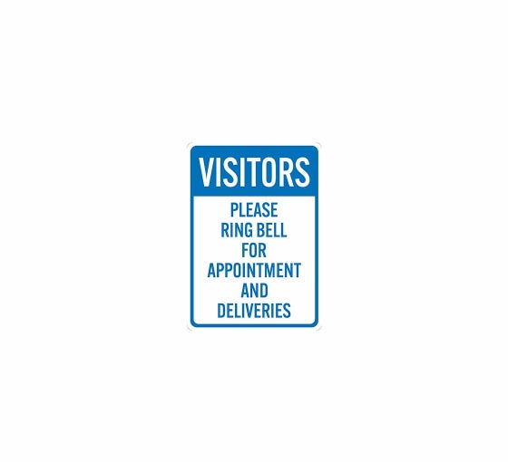 Shop for 'Visitors Please Ring Bell' Decals | BannerBuzz