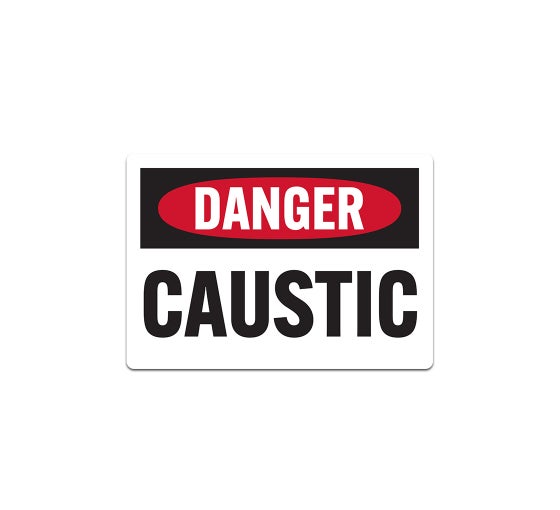 Shop for Danger Caustic Sign | BannerBuzz
