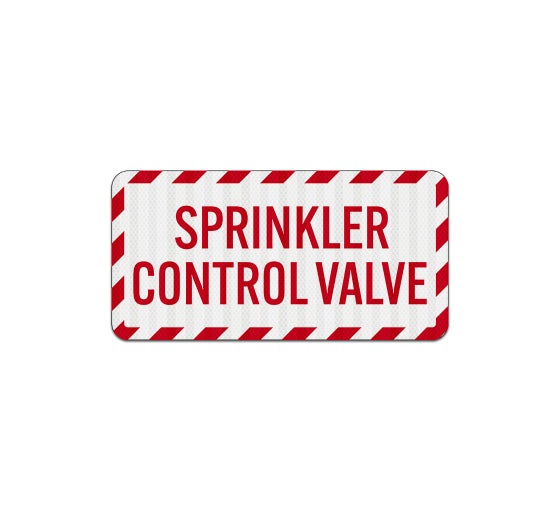 Shop for Sprinkler Control Valve Decal (EGR Reflective) | BannerBuzz