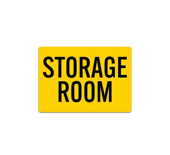 Shop for Storage Room Decal (Non Reflective) | BannerBuzz