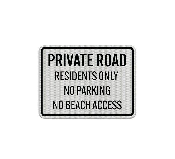 Shop for Private Road For Residents Only Aluminum Sign (HIP Reflective ...