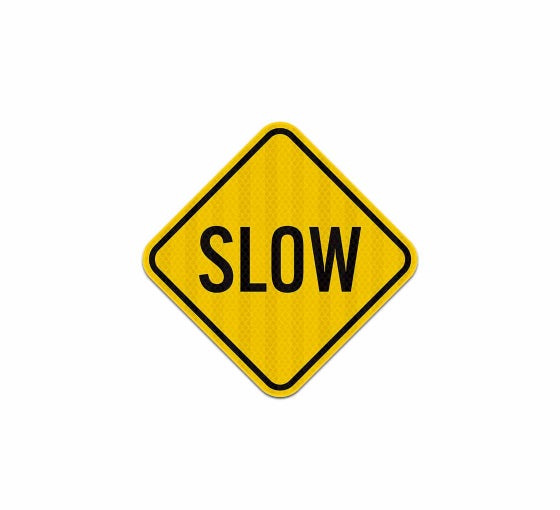 Shop for Traffic Slow Signs | BannerBuzz