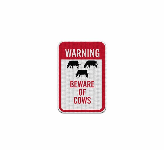 Shop for Beware of Cow Sign | BannerBuzz
