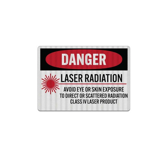 Shop for OSHA Danger Radiation Avoid Eye Or Skin Exposure Decal (EGR ...