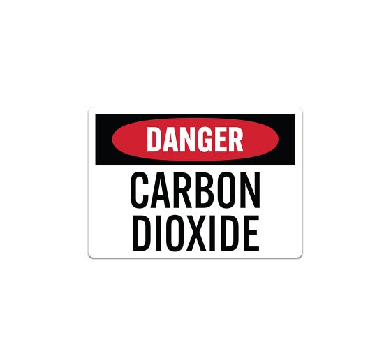Shop for OSHA Carbon Dioxide Decal (Non Reflective) | BannerBuzz