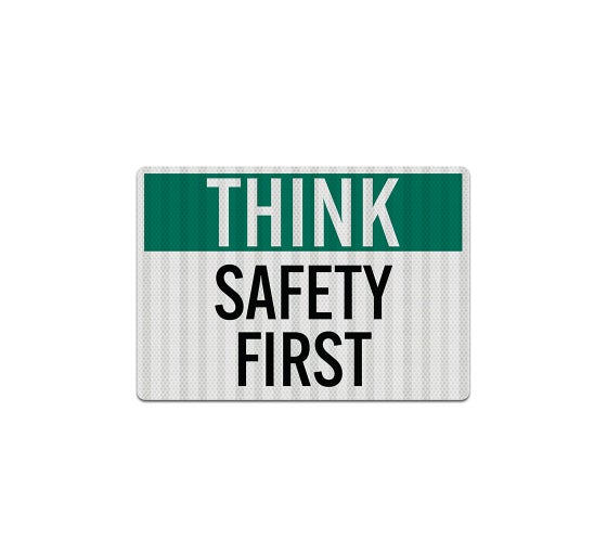 Shop for Think Safety Sign | BannerBuzz