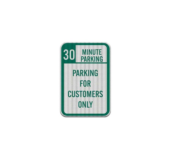 Shop for Parking For Customers Only Aluminum Sign (HIP Reflective ...