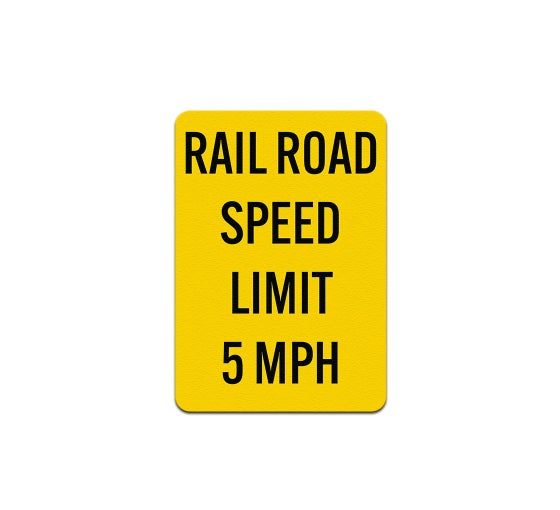 Shop for Railroad Speed Limit Signs | BannerBuzz